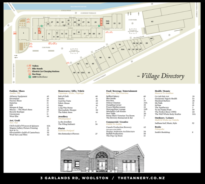 Our Stores - Boutique Shopping Centre Christchurch - The Tannery